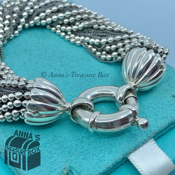 Tiffany & Co. | Jewelry | Tiffany Co Multistrand Torsade 8 Bracelet ...